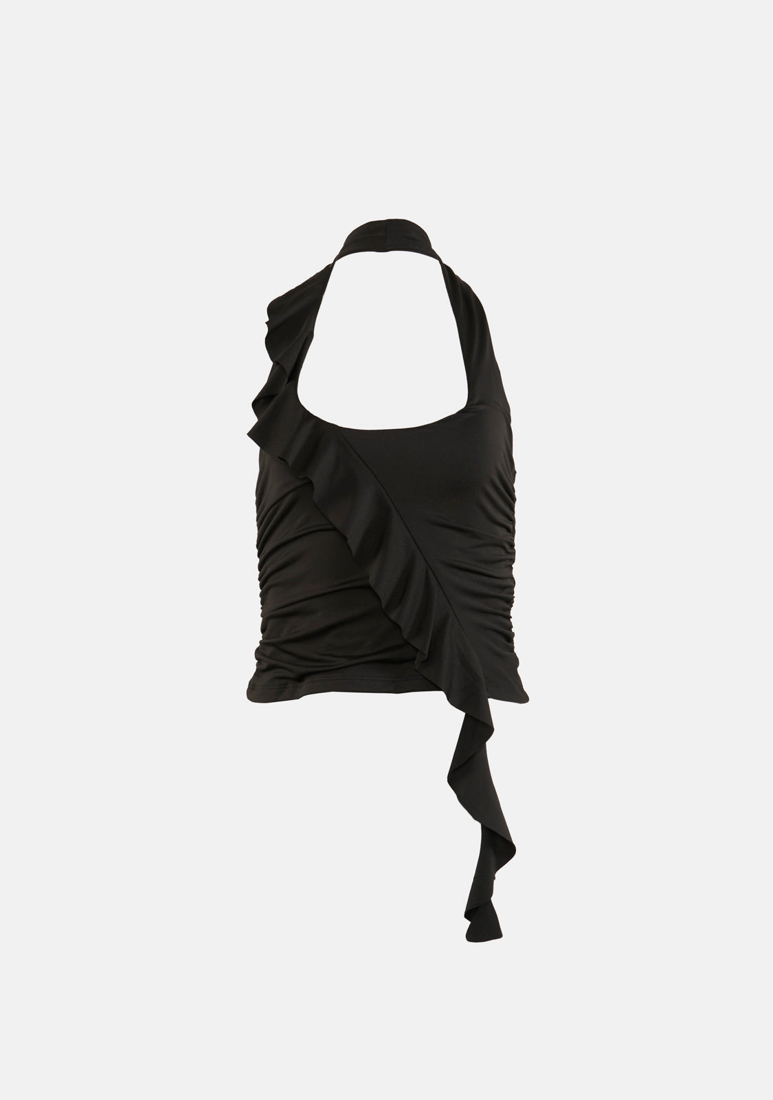 Ruffle Halter Top | The Latest Scoop
