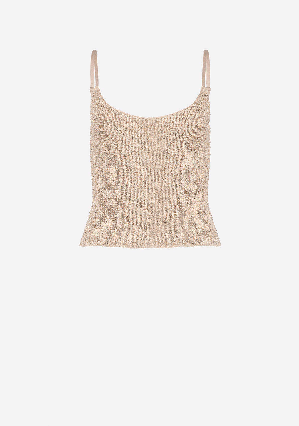 Sequins Knit Cami Top | The Latest Scoop